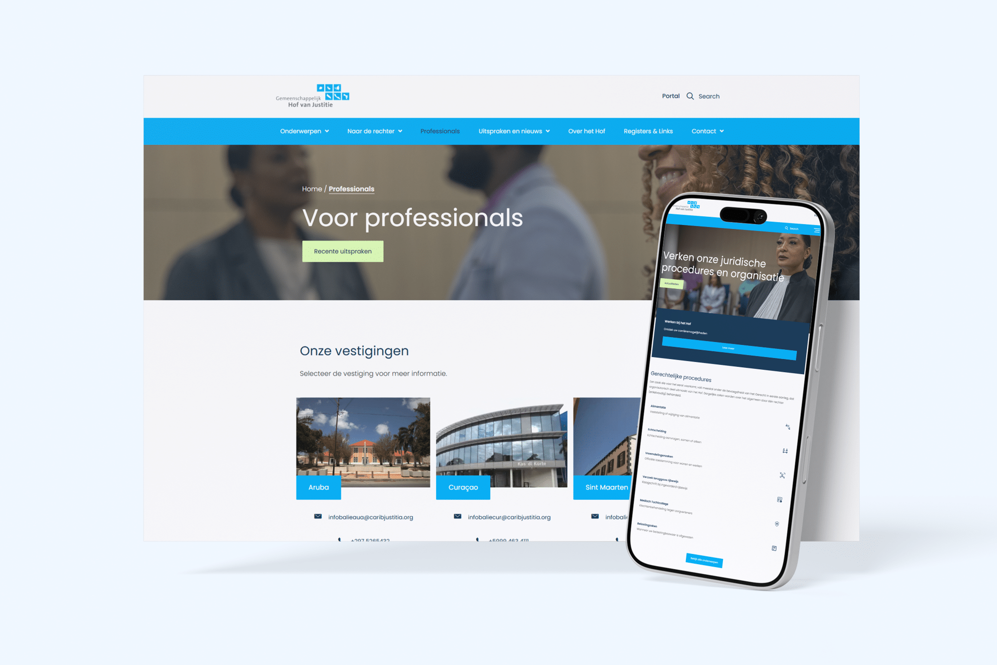 Design and Development of New Website Joint Court of Justice